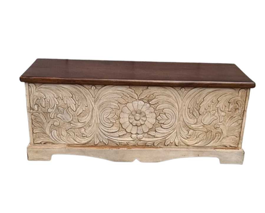CARVED INDIAN TRUNK
