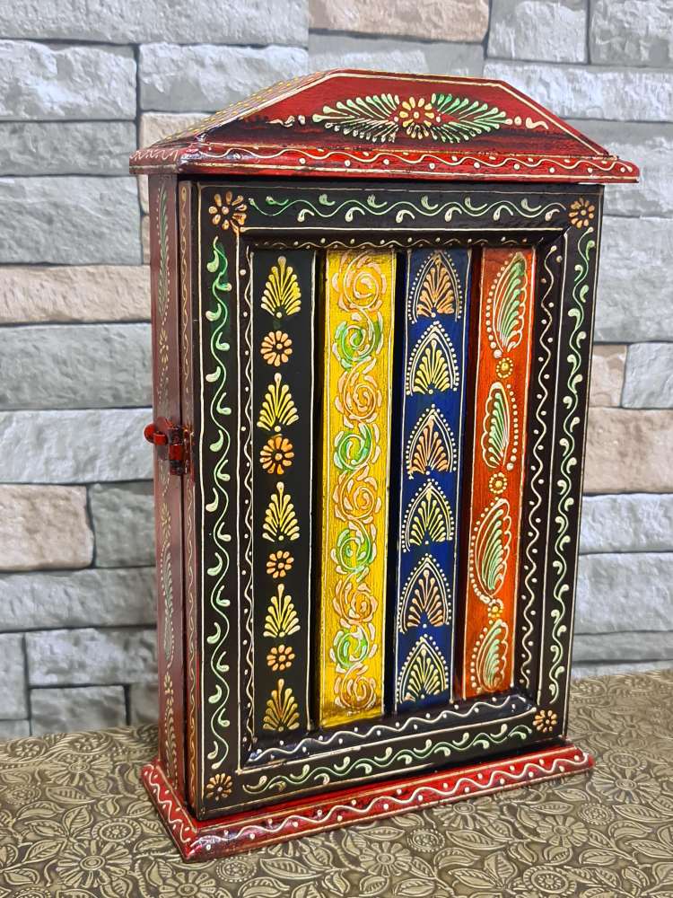 Indian Hand painted Key Cabinet