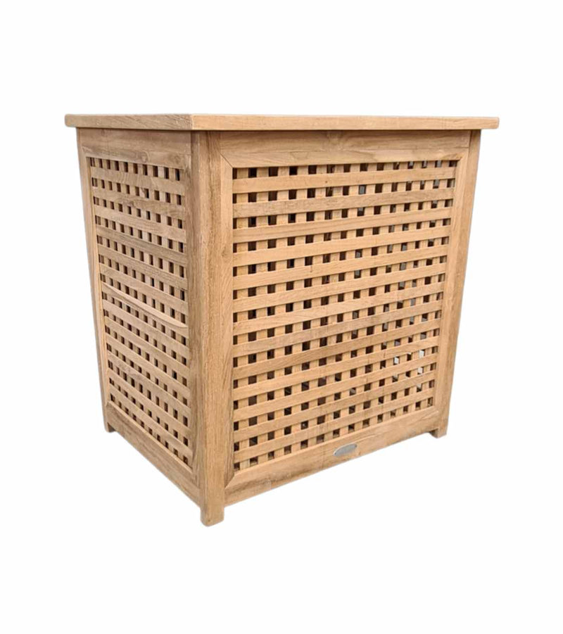 TEAK WOOD BASKET