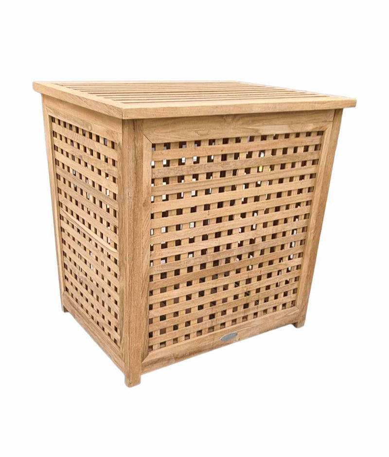 TEAK WOOD BASKET